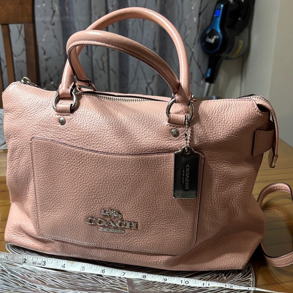 Coach | Bags | Coach Light Pink Leather Satchel | Poshmark